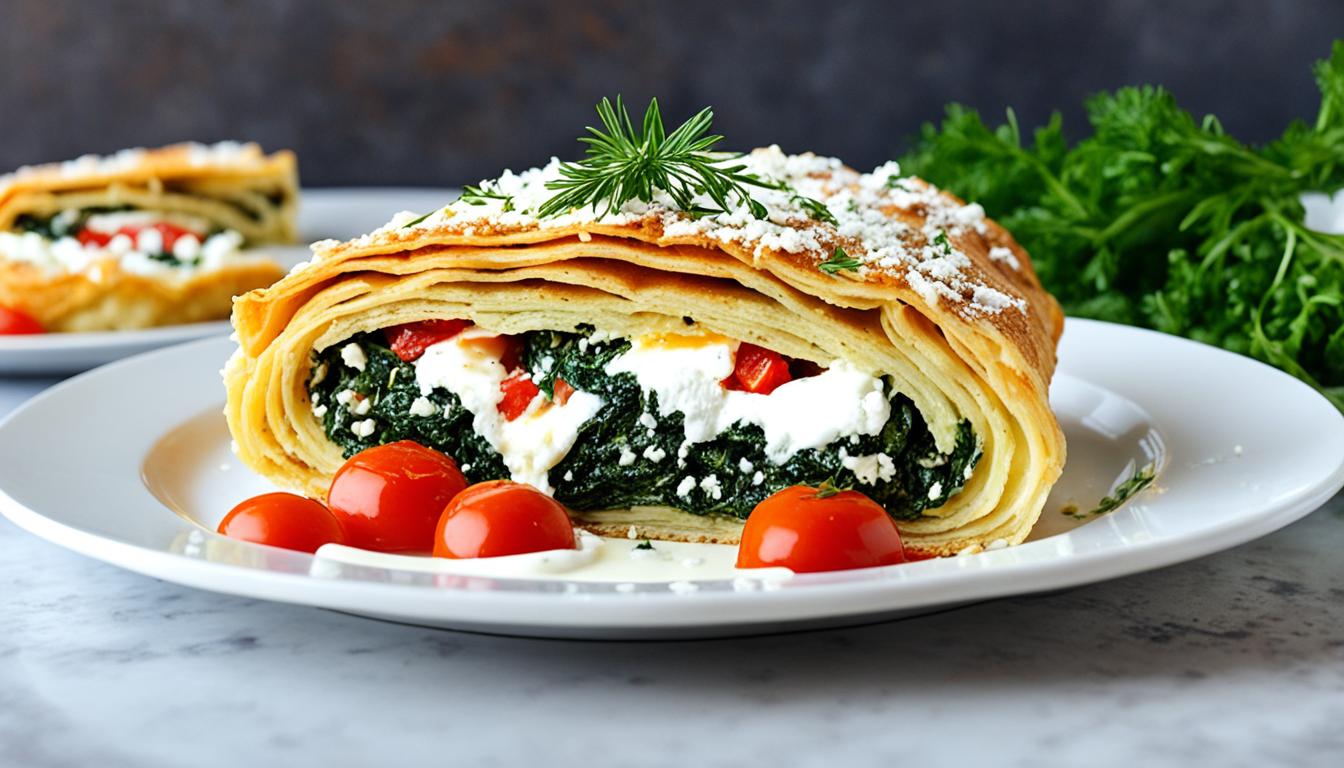 Gluten-Free Greek Breakfast Strudel